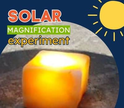 Solar Magnification Experiment - The Homeschool Scientist