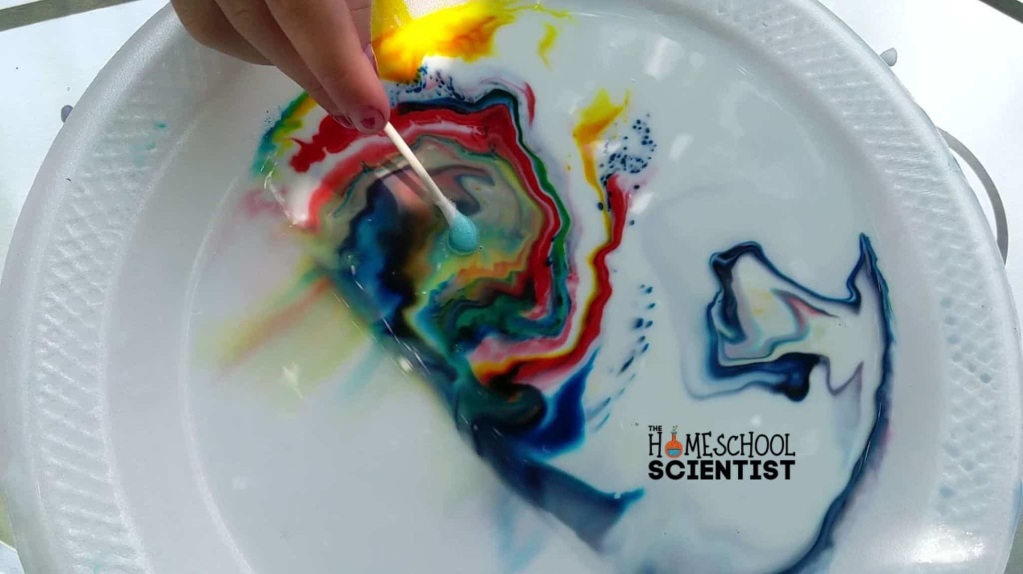 Magic Milk Fireworks - Kids Love This Activity! - The Homeschool Scientist