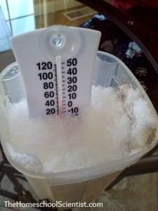 Measuring Snow Experiment - The Homeschool Scientist