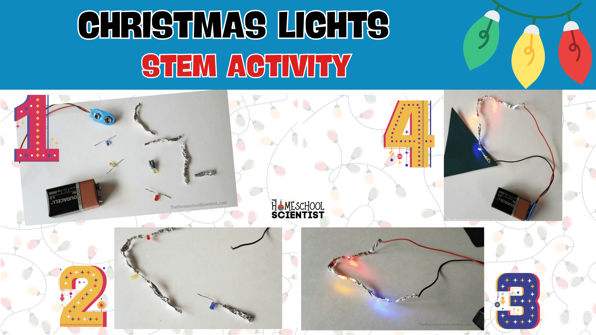 Christmas Lights Activity - The Homeschool Scientist