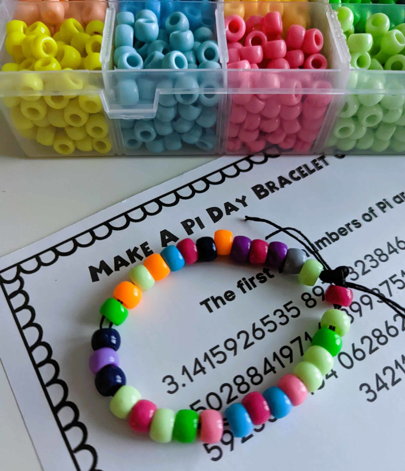 Make a Pi Day Bracelet or Necklace - The Homeschool Scientist