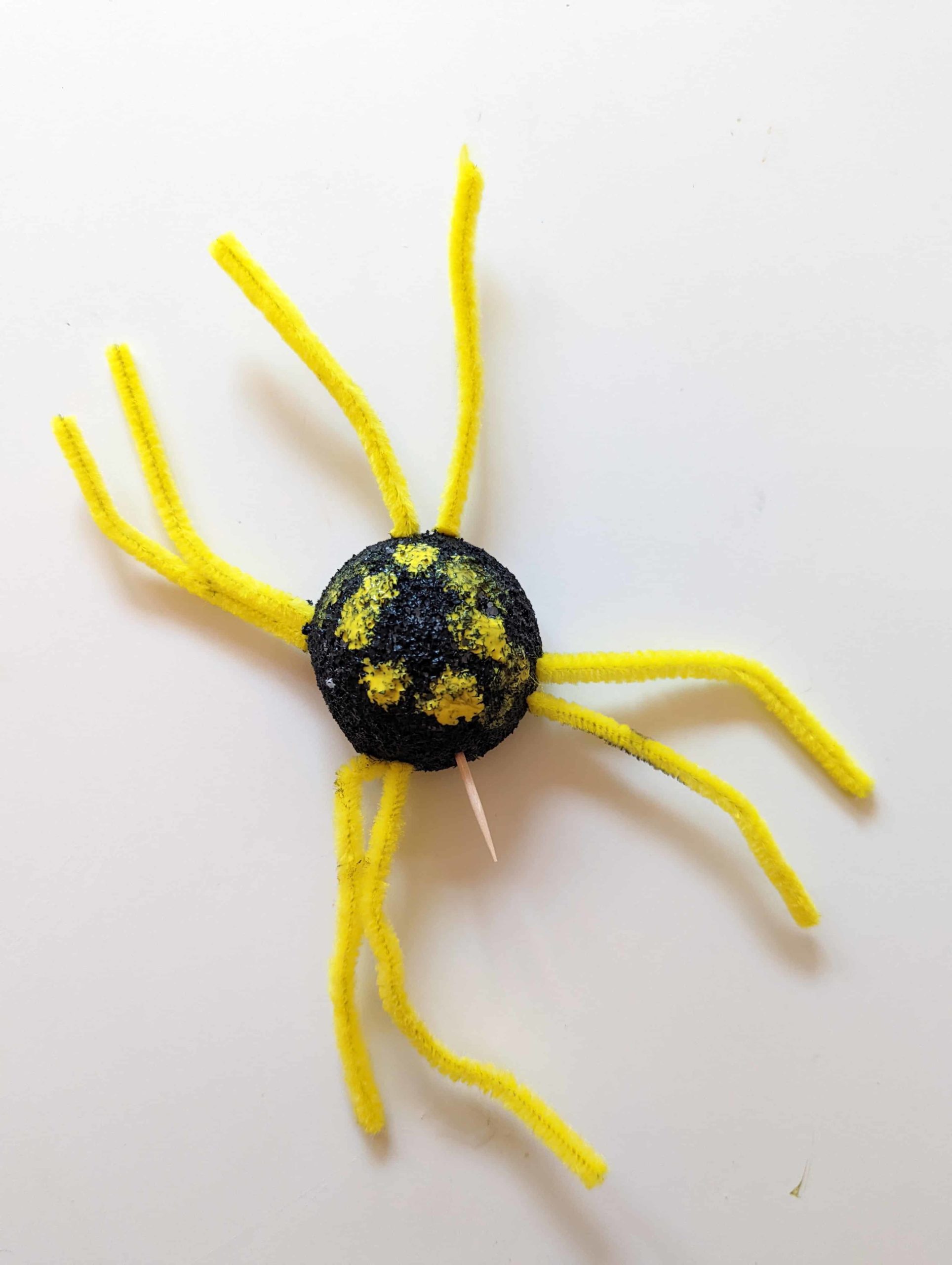 Easy Spider Craft with Spider Web - The Homeschool Scientist