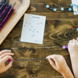 Pipe Cleaner Constellations - The Homeschool Scientist