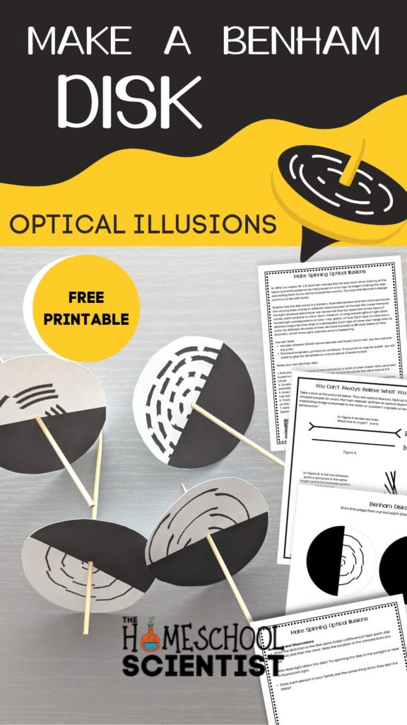 Make a Benham Disk - The Homeschool Scientist