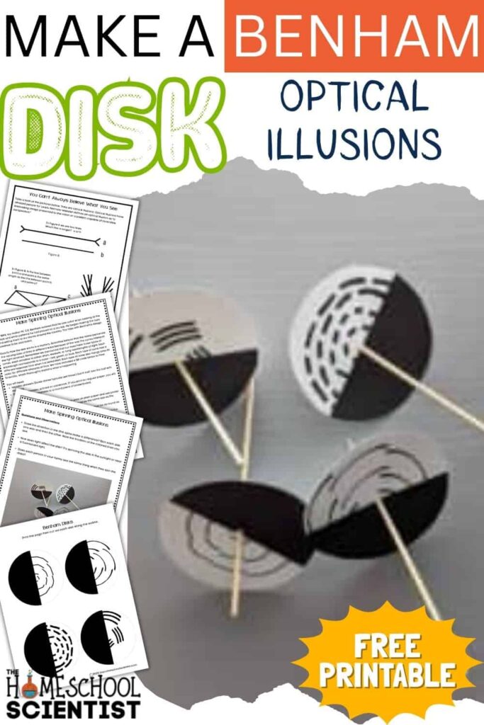 Make a Benham Disk - The Homeschool Scientist