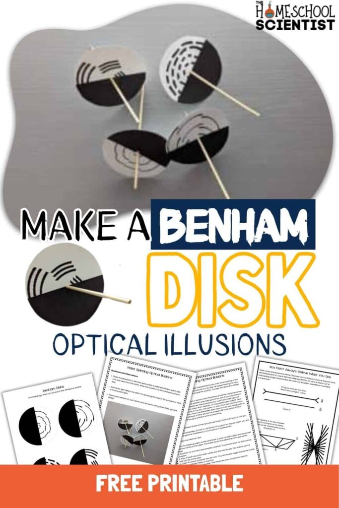 Make a Benham Disk - The Homeschool Scientist