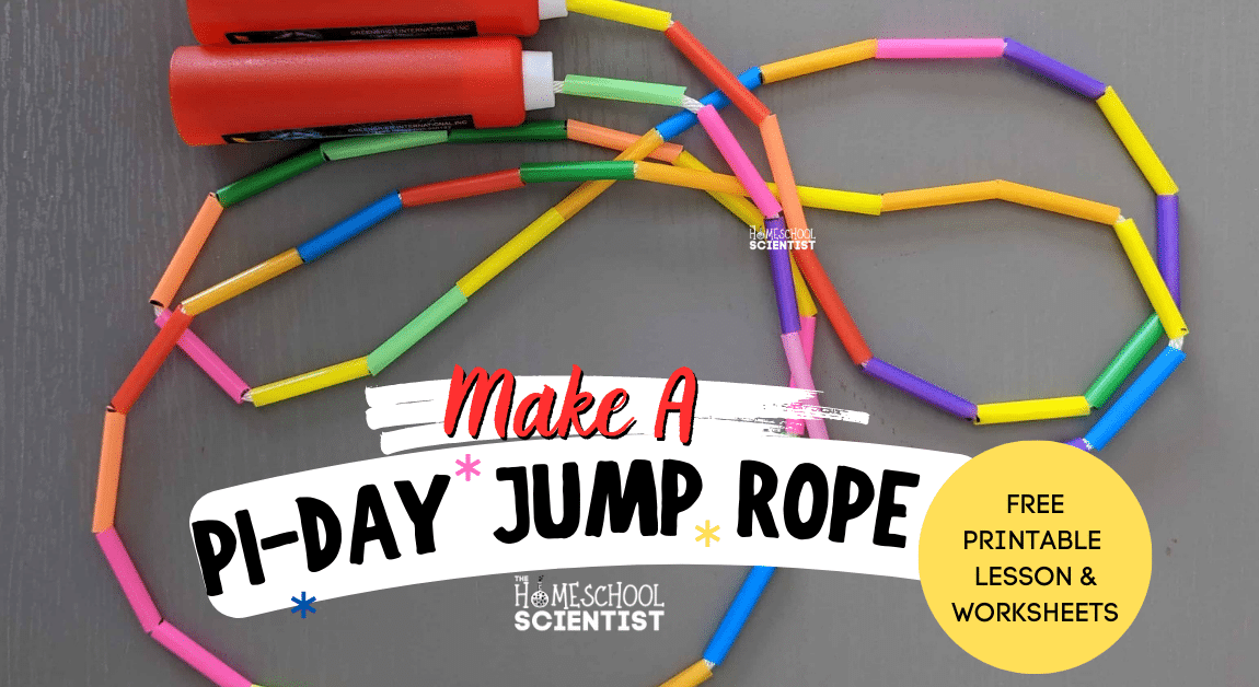 Make a Pi-Day Jump Rope with Printable Pi-Day Lesson - The Homeschool ...
