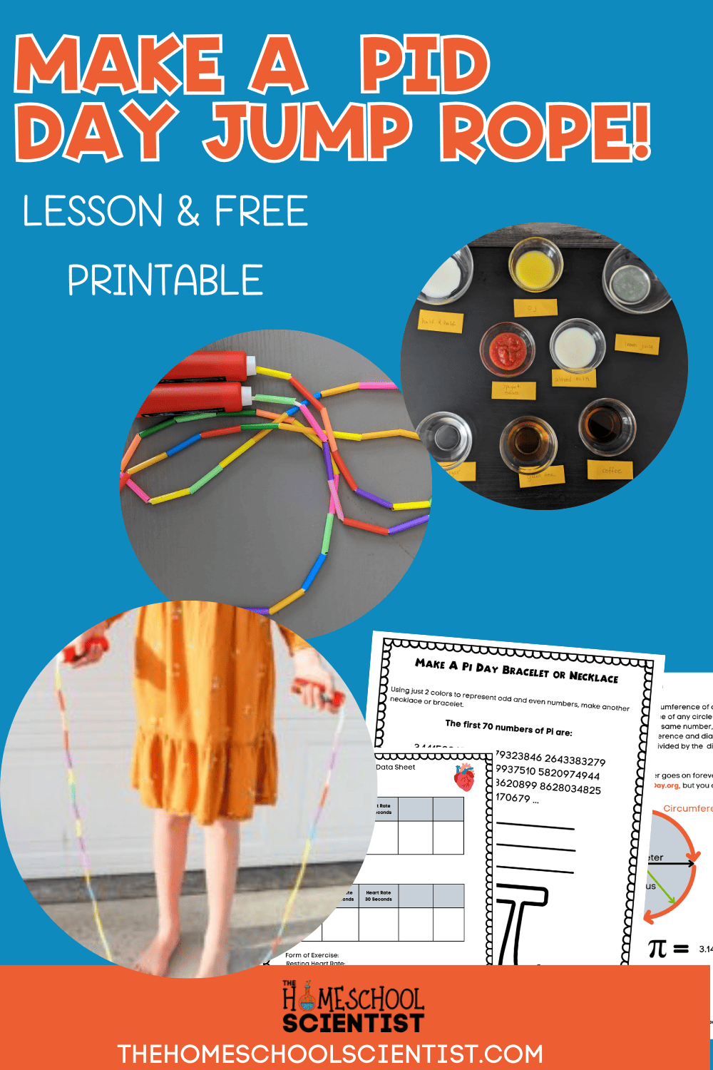 Make a Pi-Day Jump Rope with Printable Pi-Day Lesson - The Homeschool ...