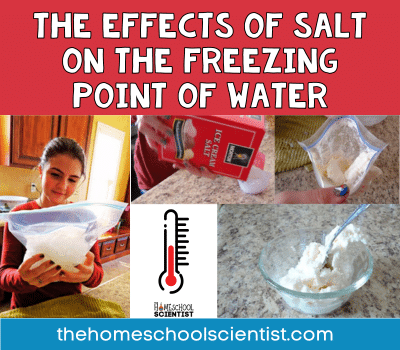 Effects Of Salt On The Freezing Point Of Water - The Homeschool Scientist