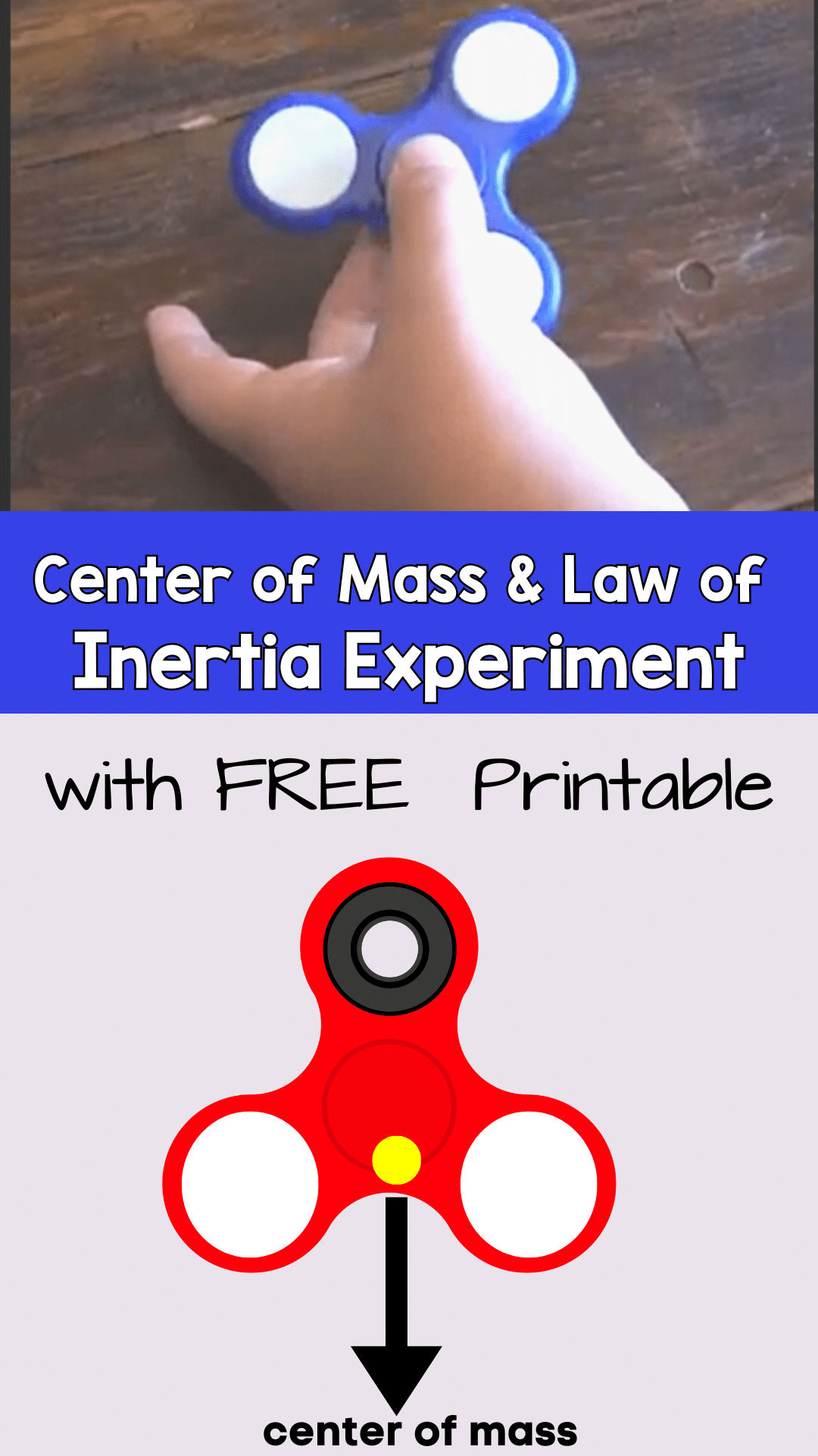 Center of Mass Activity - Free Printable Lesson - The Homeschool Scientist