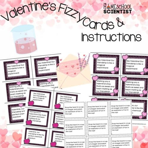 Valentine's Chemistry Activity with Free Printable - The Homeschool ...