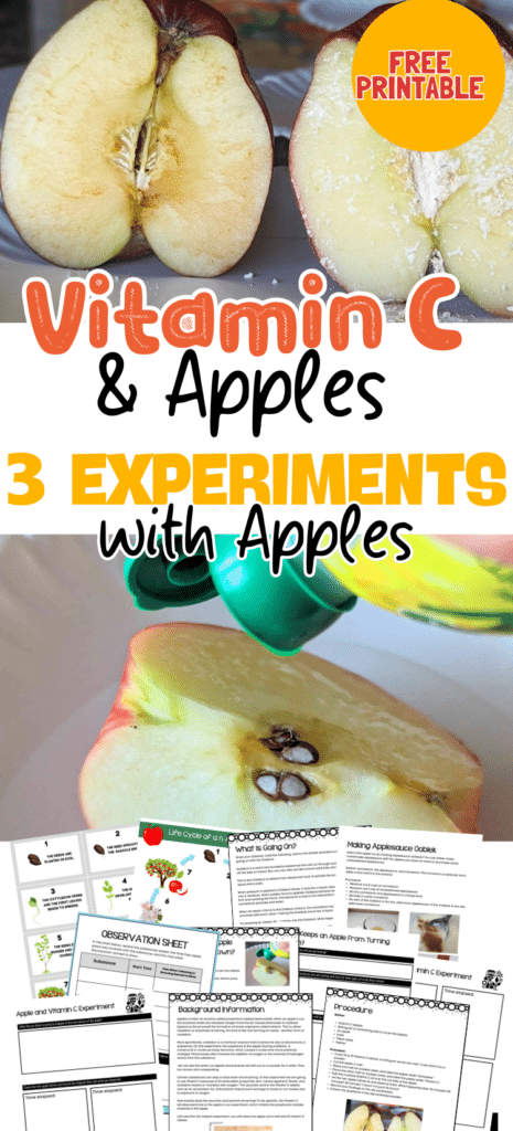 Vitamin C And Apple Experiment - The Homeschool Scientist