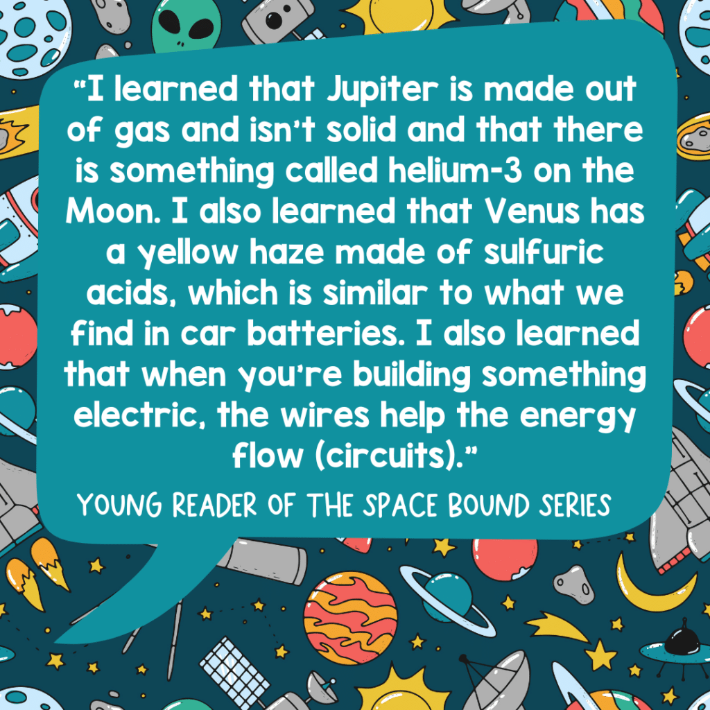 Bakken Books Space Bound Series Review - The Homeschool Scientist