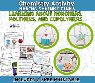 Shrinky Dink Science Lesson with Worksheets - The Homeschool Scientist