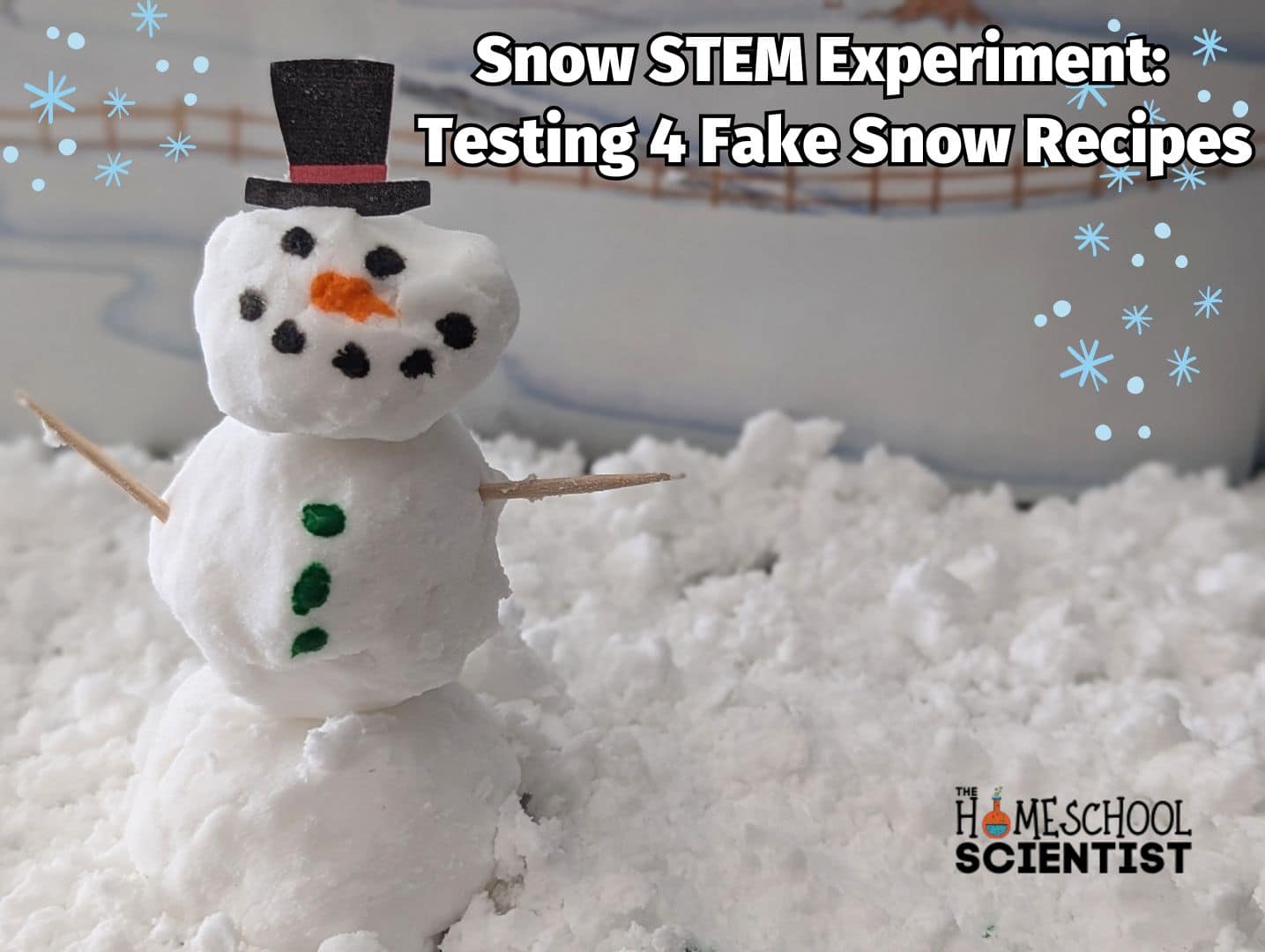 Fun & Easy Snow STEM Experiment for Kids: Testing 4 Fake Snow Recipes ...