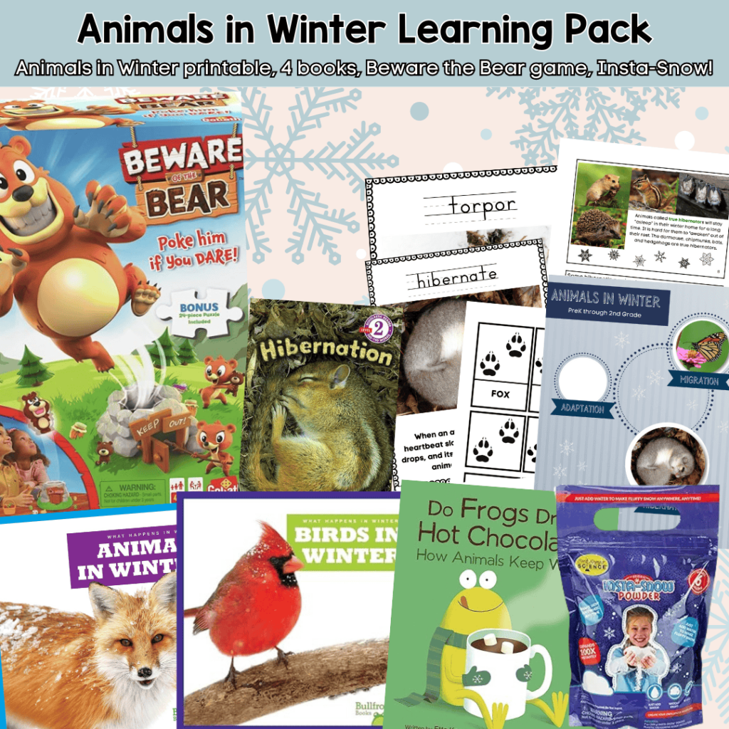Animals in Winter Learning Pack - The Homeschool Scientist
