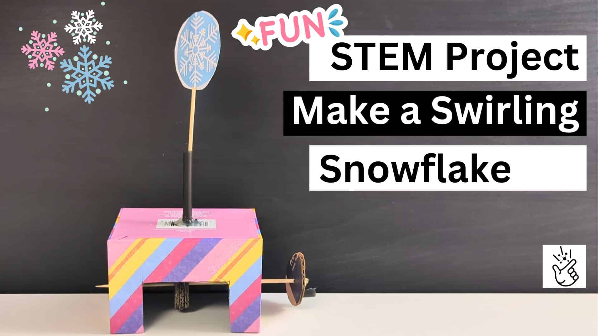 Snowflake Science with Printable - The Homeschool Scientist