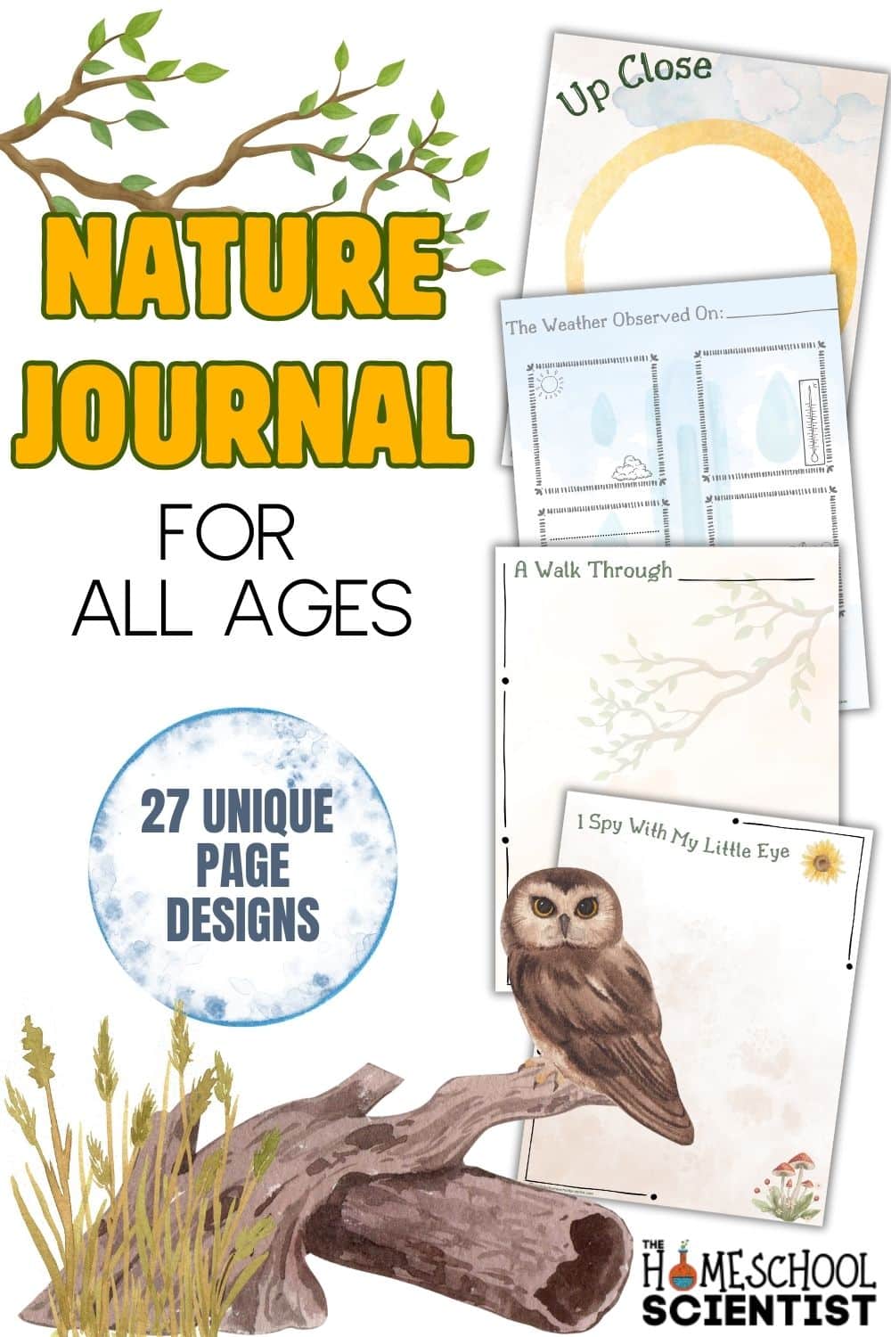Nature Journal Printables - The Homeschool Scientist