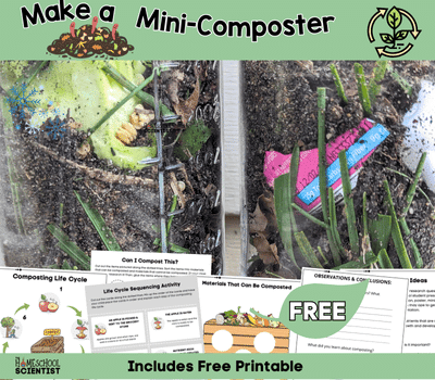 Earth Day Activity- Composting Experiment and Activity for Kids - The ...