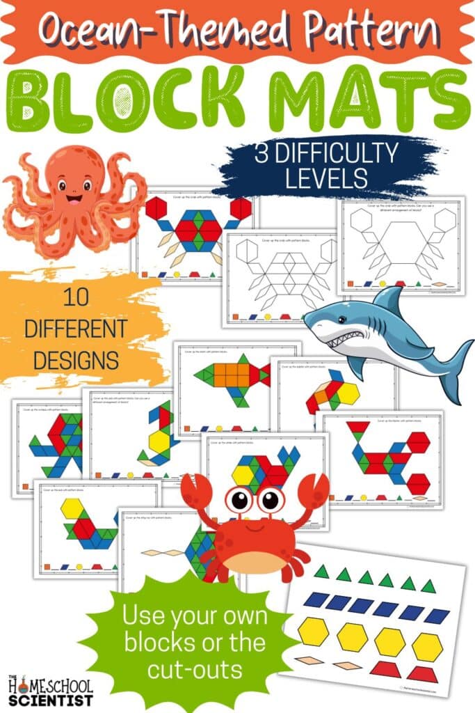 Ocean Themed Math Activities - The Homeschool Scientist