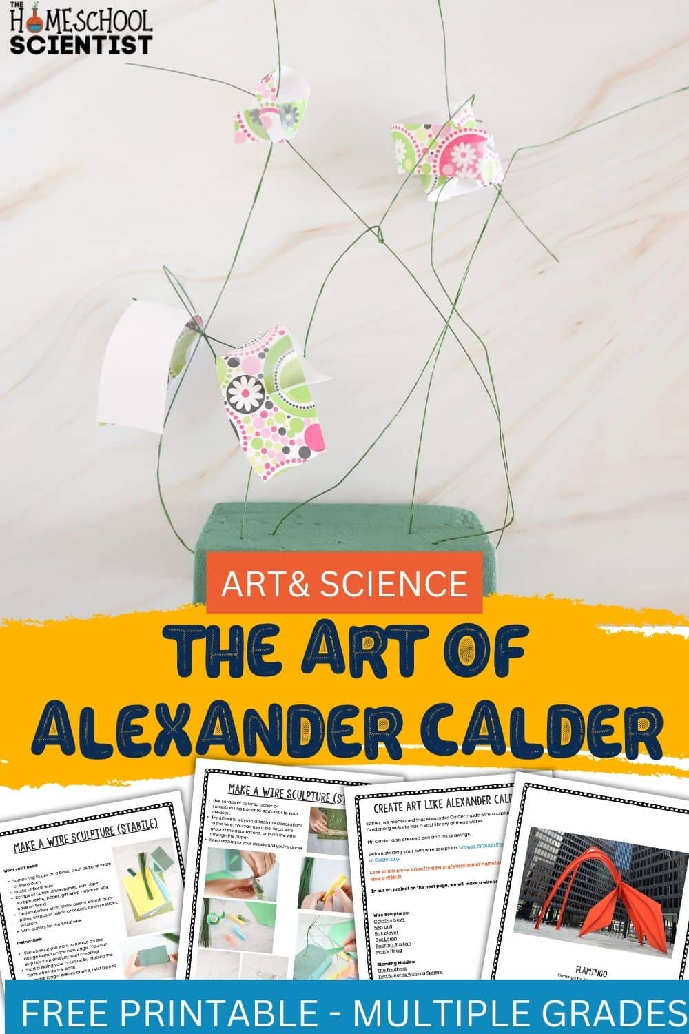 Alexander Calder Art Activity - The Homeschool Scientist