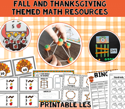 Hands-on Fall and Thanksgiving Math Activities & Worksheets - The ...