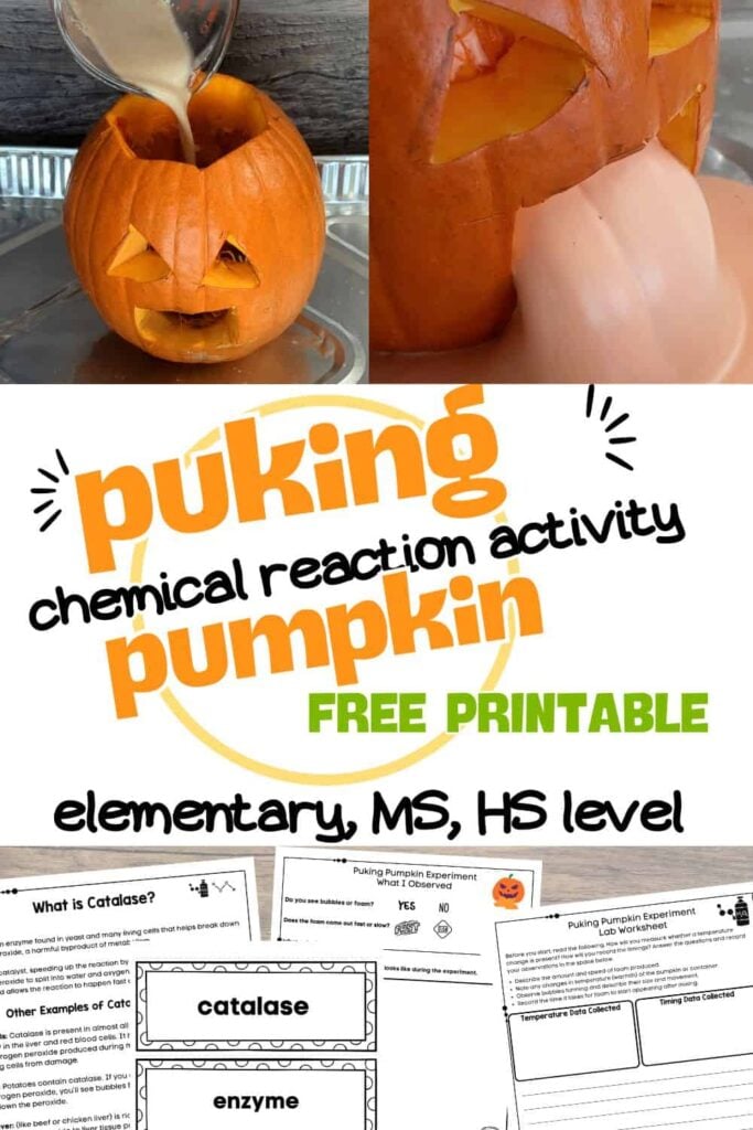 Puking Pumpkin Experiment - The Homeschool Scientist